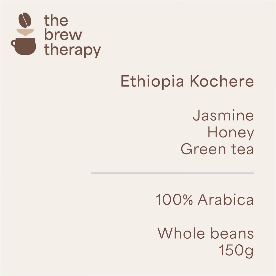 Ethiopia Kochere G1 – The Brew Therapy